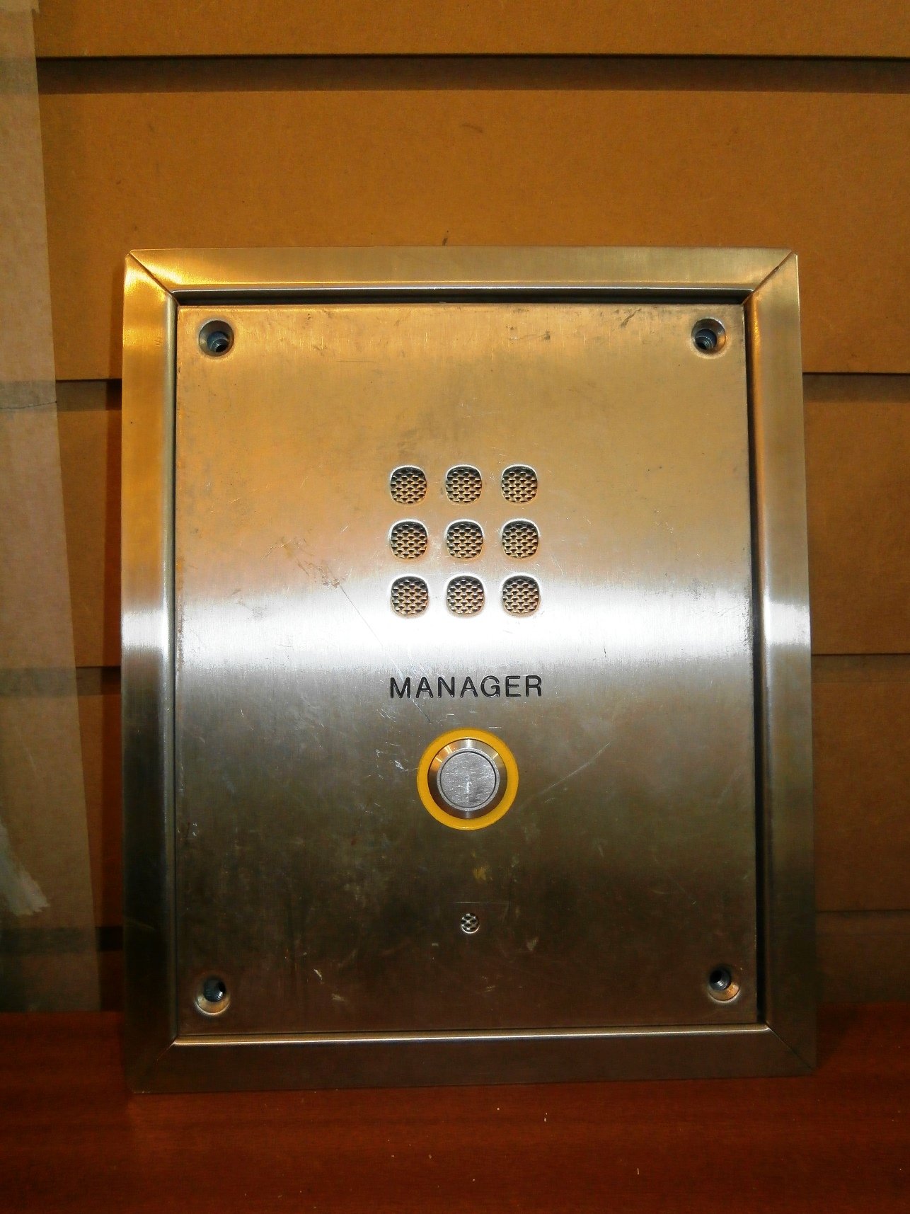 ZXT250 Manager Door Panel Front - Warden Call Spare Parts Ltd