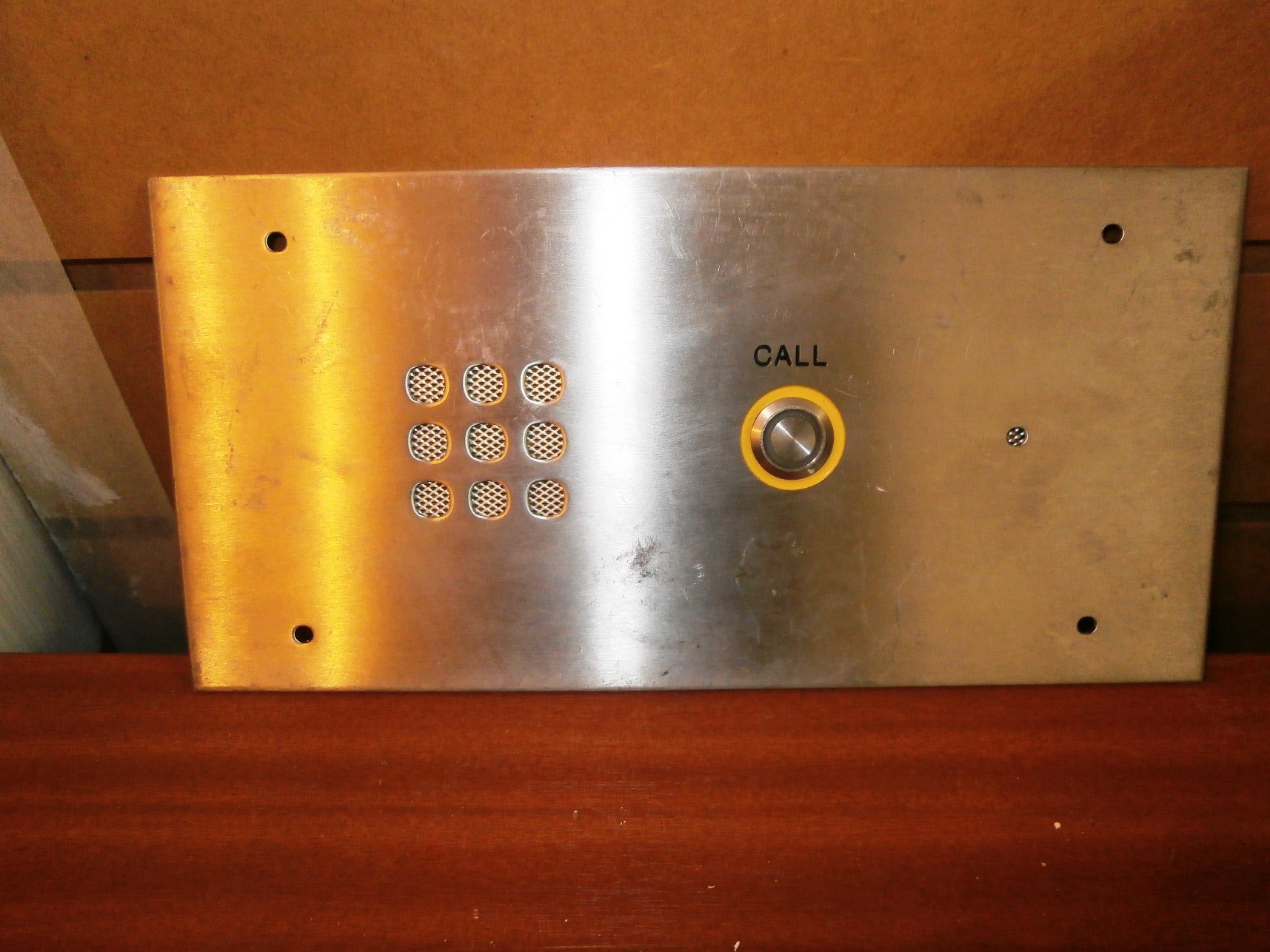 ZXT260 Speech Panel Front - Warden Call Spare Parts Ltd